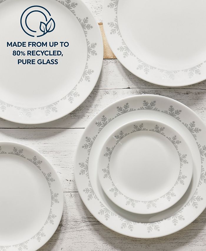 Corelle Winter 12 Pc. Dinnerware Set, Service for 4 - Macy's