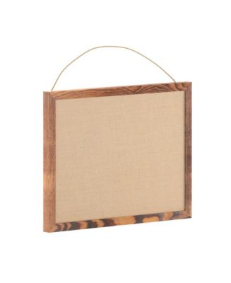 Clarey Linen Display Board With Wooden Frame And Push Pins - Macy's