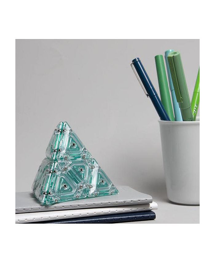 Speks Aqua Pyramid Magnetic Triangles Set of 12 Fidget & Building Toy ...