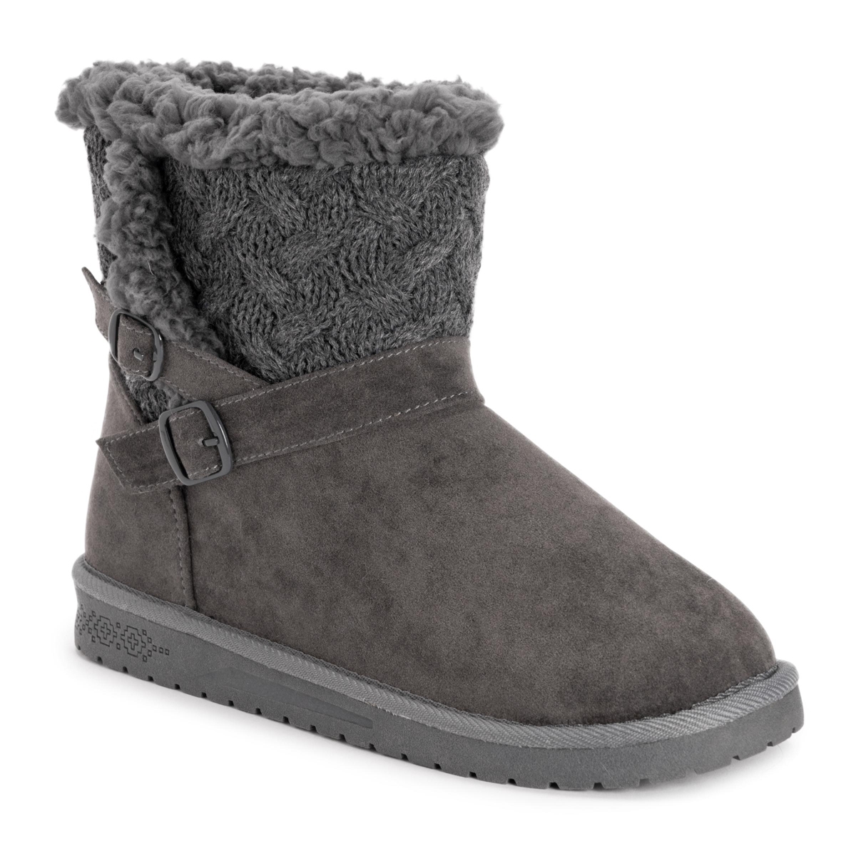 Click here for Muk Luks Womens Alyx Boots - Grey prices