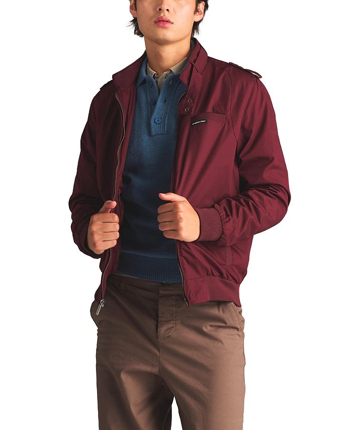 Members Only Men's Classic Iconic Racer Jacket (Slim Fit) - Macy's