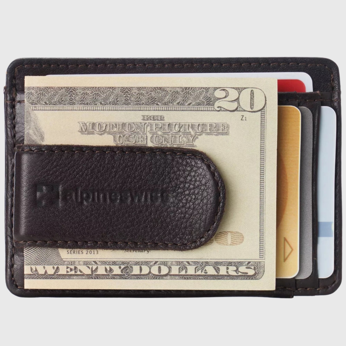 Click here for Alpine Swiss Mens Rfid Money Clip Leather Minimali... prices