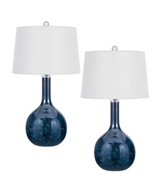 Kemi 29" Height Glass Table Lamp Set - Macy's