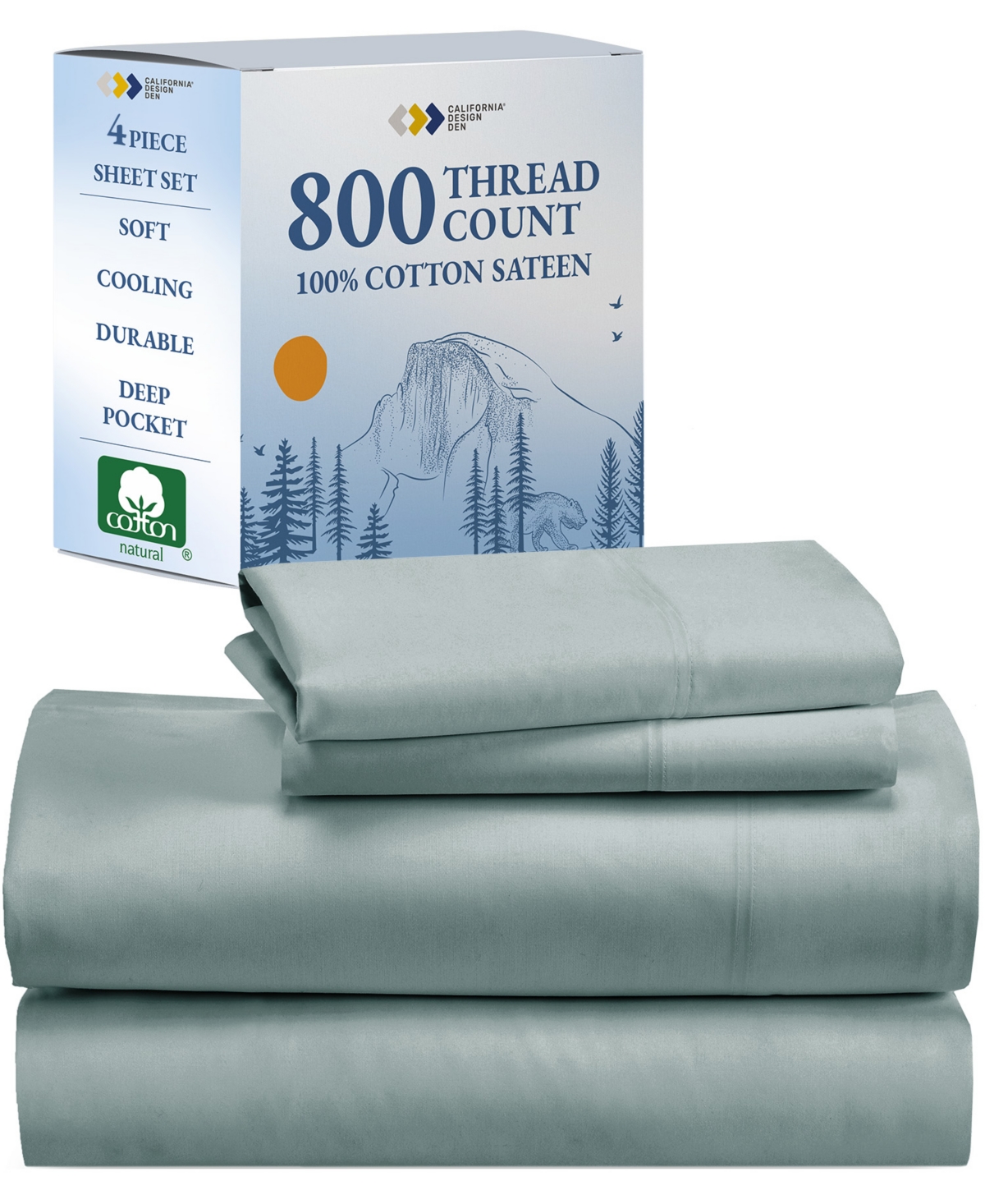 Click here for California Design Den Luxury Bed Sheets Set - 800... prices