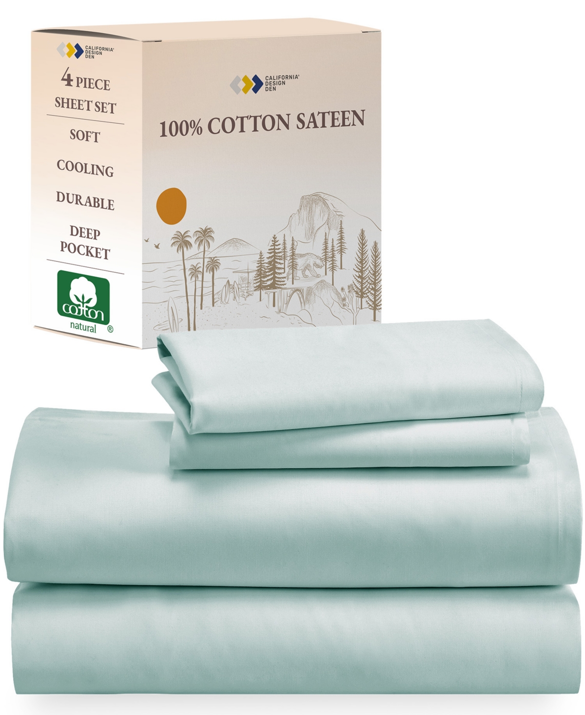 Click here for Soft 100 Cotton Sheets Set - Cooling Durable Satee... prices
