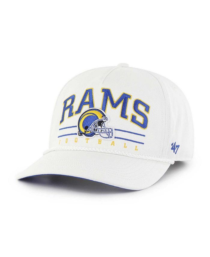 '47 Brand Men's White Los Angeles Rams Roscoe Hitch Adjustable Hat - Macy's