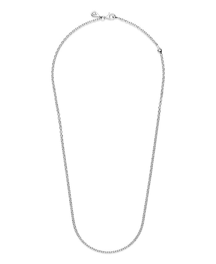 Pandora Moments Sterling Silver Cable Chain Necklace - Macy's