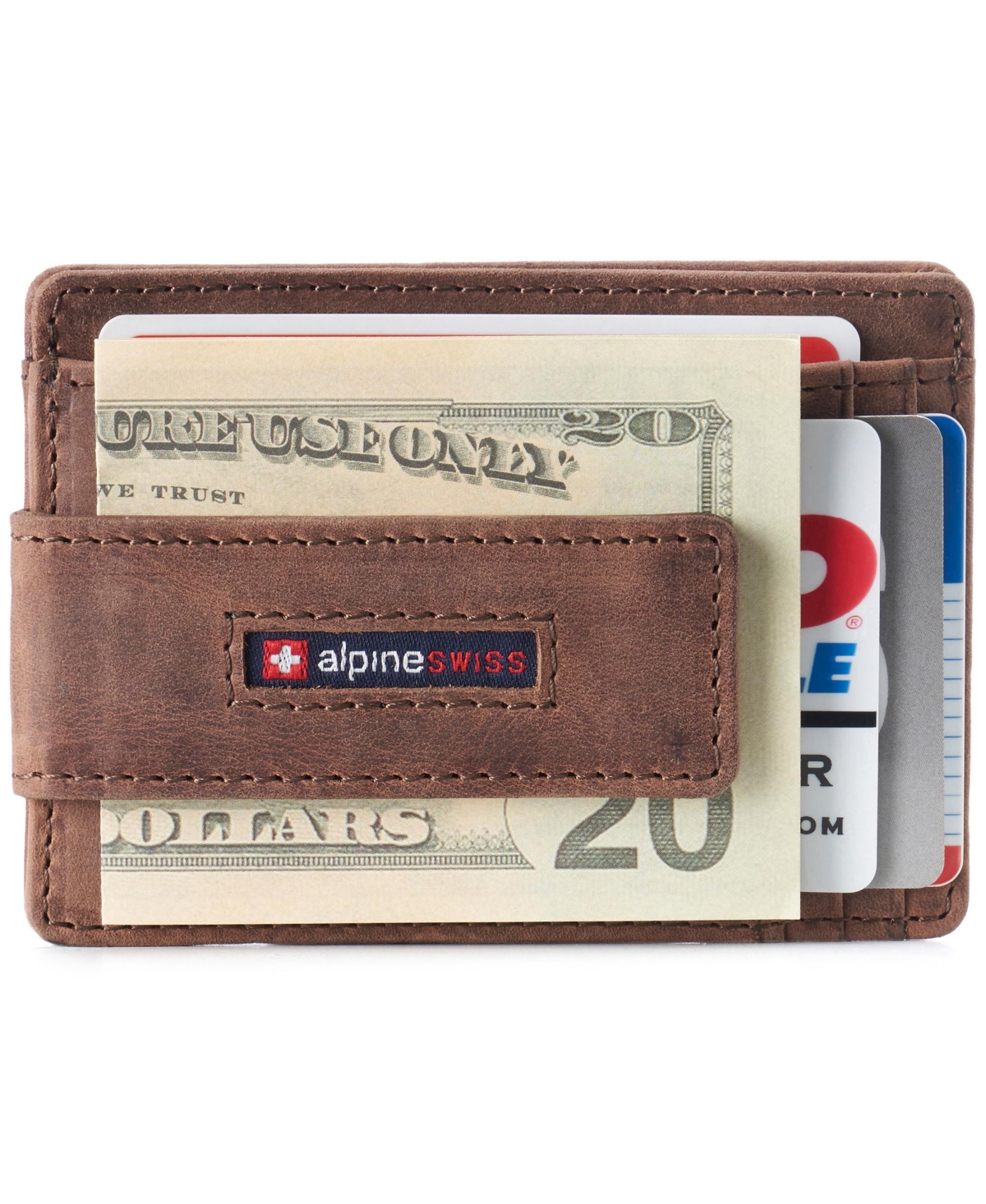 Click here for Alpine Swiss Mens Rfid Safe Slim Magnetic Money Cl... prices
