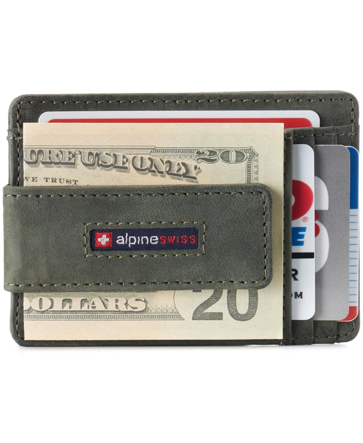 Click here for Alpine Swiss Mens Rfid Safe Slim Magnetic Money Cl... prices