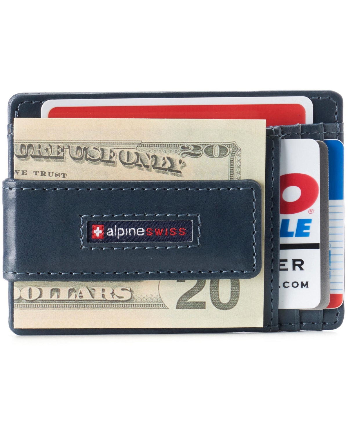 Click here for Alpine Swiss Mens Rfid Safe Slim Magnetic Money Cl... prices