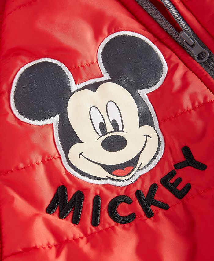 Disney Baby Mickey Mouse Puffer Footed Pram Coverall - Macy's