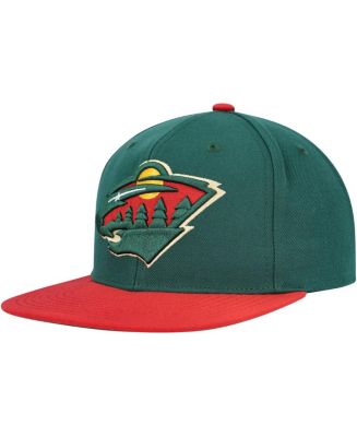 Men's Mitchell & Ness Green Minnesota Wild Core Team Ground 2.0 ...