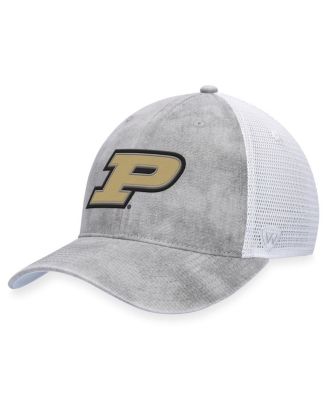 Men's Top of the World Gray, White Purdue Boilermakers Slate Trucker ...