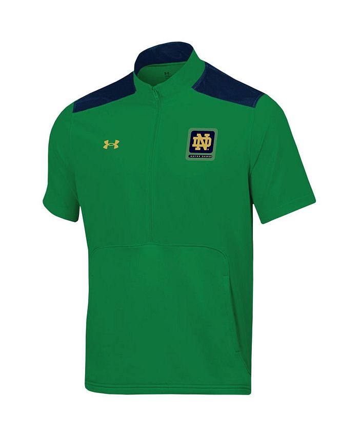 Under Armour Men's Green Notre Dame Fighting Irish Motivate Half-Zip ...