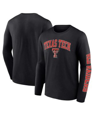 Men's Fanatics Black Texas Tech Red Raiders Distressed Arch Over Logo ...