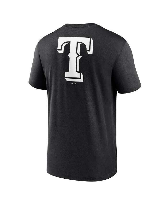 Nike Men's Black Texas Rangers Fashion Over Shoulder Logo Legend T ...