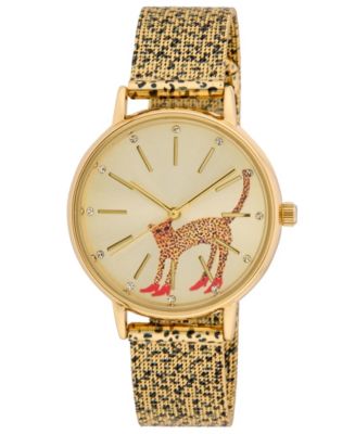 Kendra Dandy Women's Quartz Bouffants and Broken Hearts Gold-Tone and ...