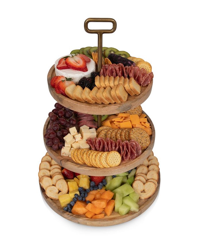 Toscana Tapas 3 Tier Serving Tray - Macy's