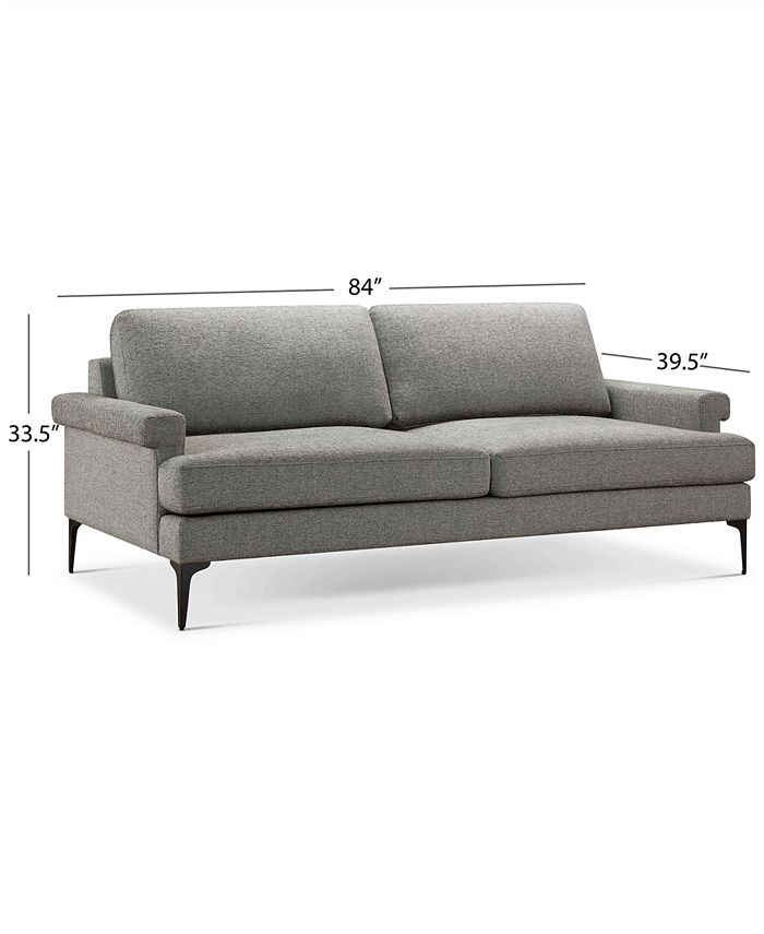 Abbyson Living Evella 84" Fabric Sofa - Macy's