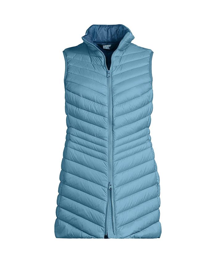 Lands' End Women's Plus Size Wander weight Ultralight Packable Long ...