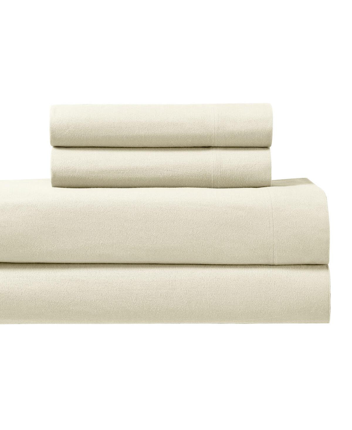 Click here for Heavyweight Flannel Sheet 4-Piece Set  King - Ivor... prices