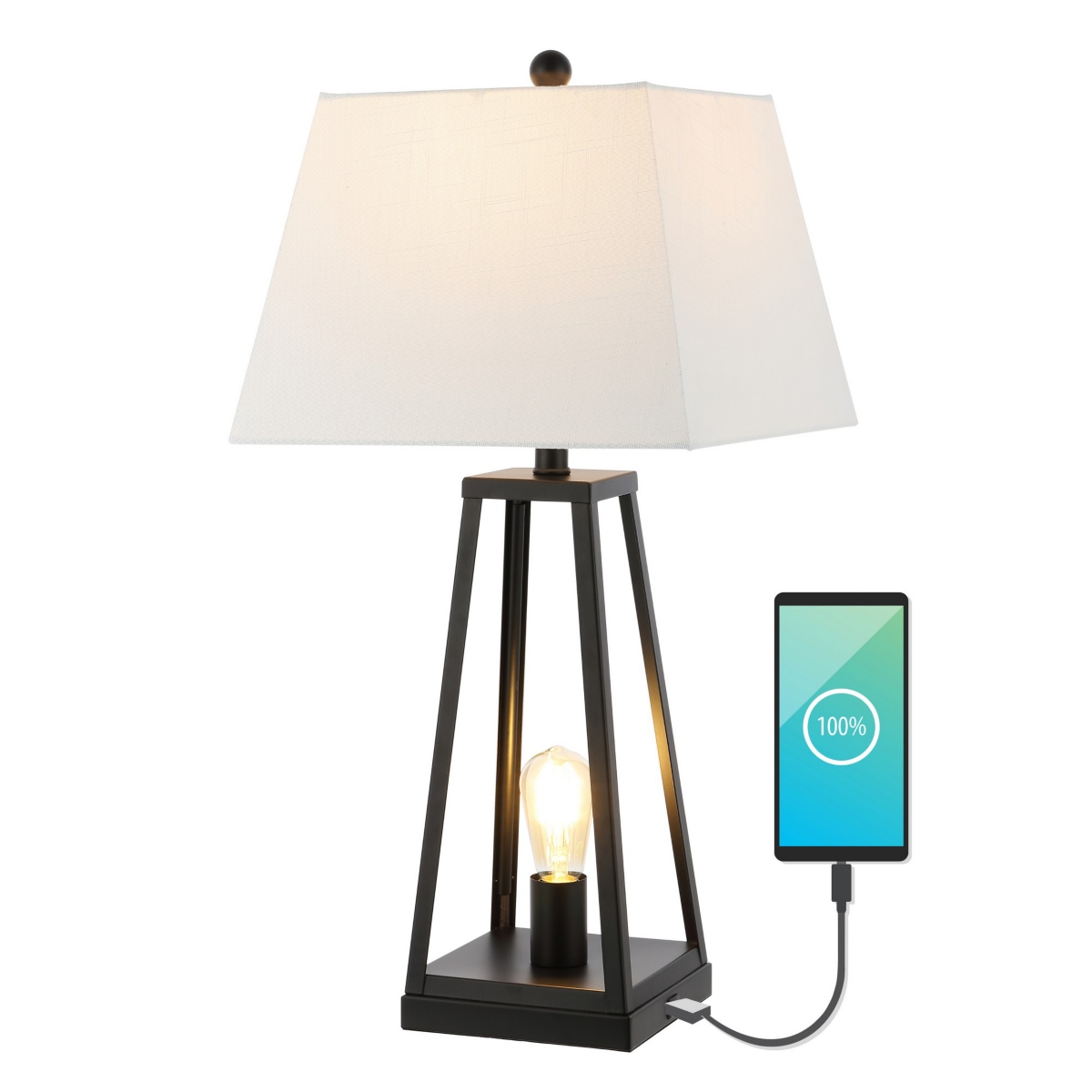 Click here for Waylon Classic Industrial Iron Nightlight Led Tabl... prices