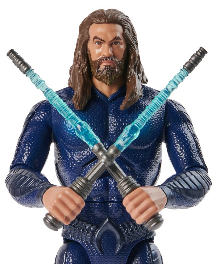 Aquaman Double Strike Aquaman Action Figure, 12" - Macy's