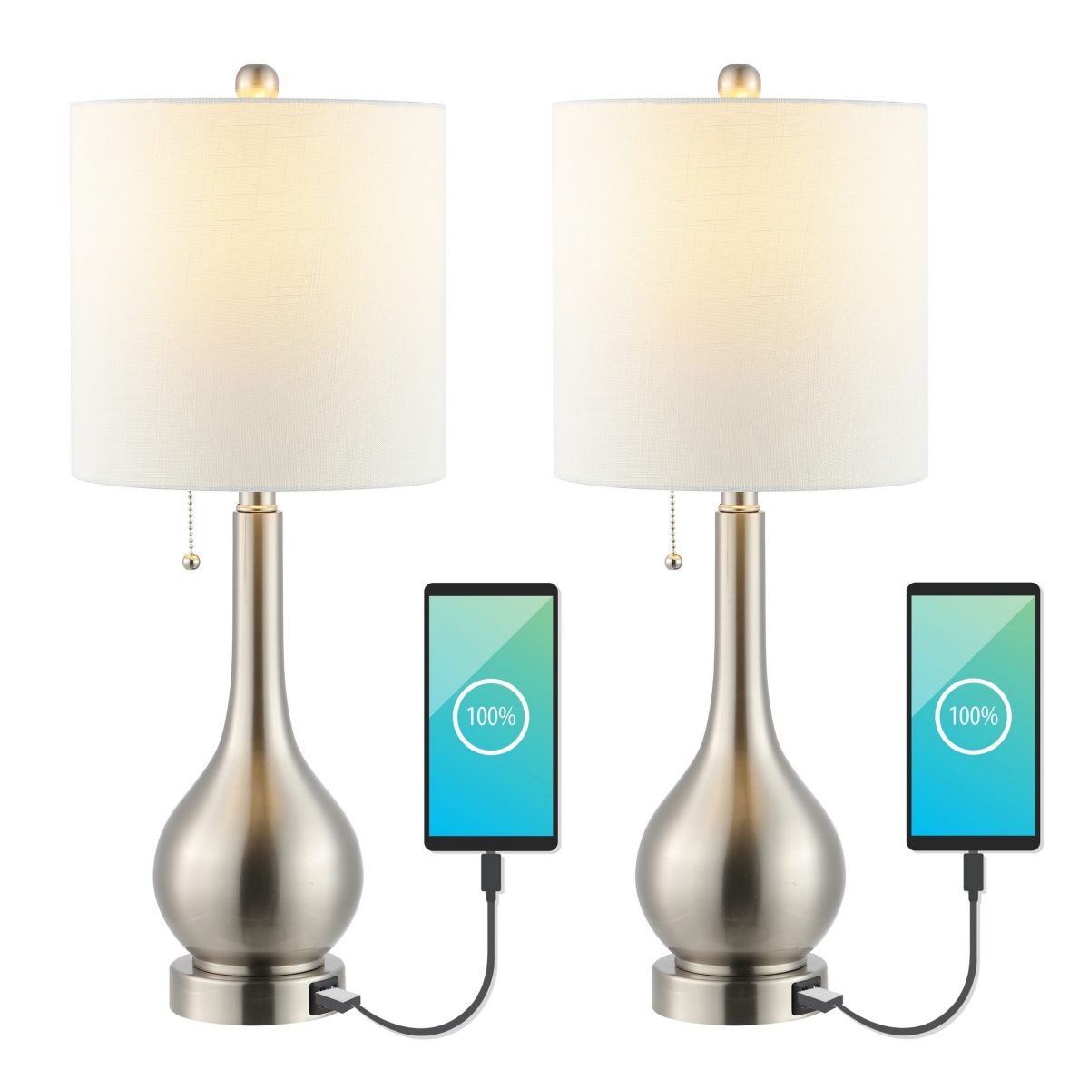 Click here for Tyler Modern Classic Gourd Iron Led Table Lamp wit... prices