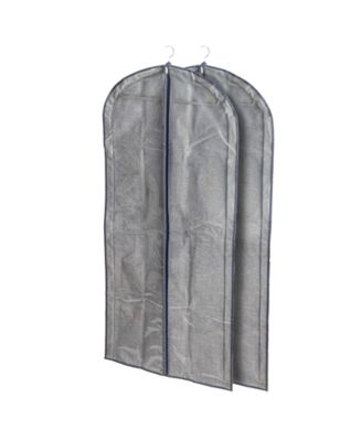 Household Essentials Hanging Zippered Garment Storage Bag with Clear ...