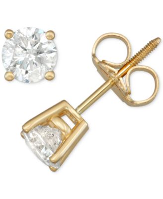 Diamond Screw Back Stud Earrings 3 4 ct. t.w. in 14k Gold