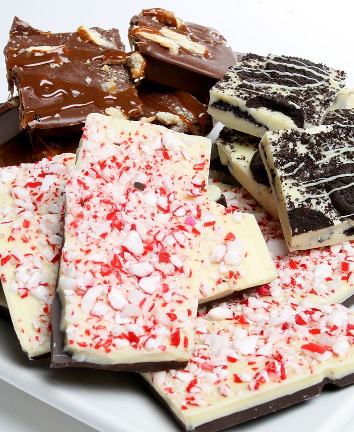 Chocolate Covered Company Holiday Belgian Chocolate Bark Trio - 3 Pc ...