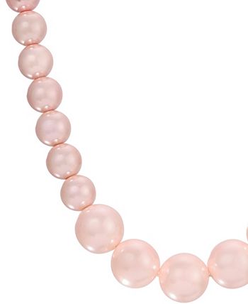 2028 Imitation Pink Pearl Strand Necklace - Macy's