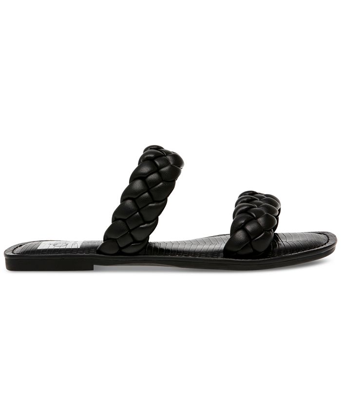 DV Dolce Vita Women's Jocee Double Band Braided Slide Flat Sandals - Macy's