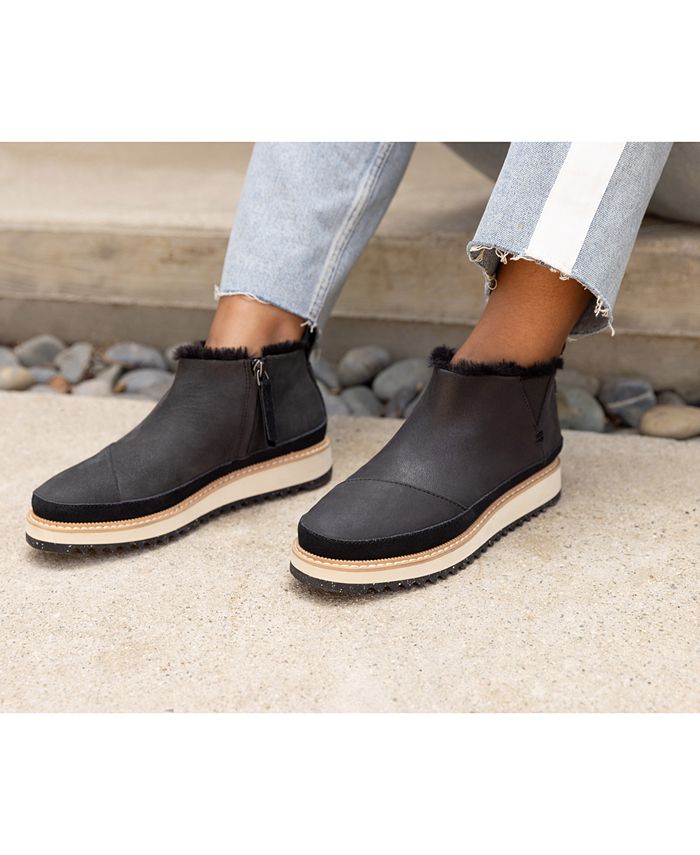 TOMS Women's Marlo Water Resistant Cold Weather Booties - Macy's