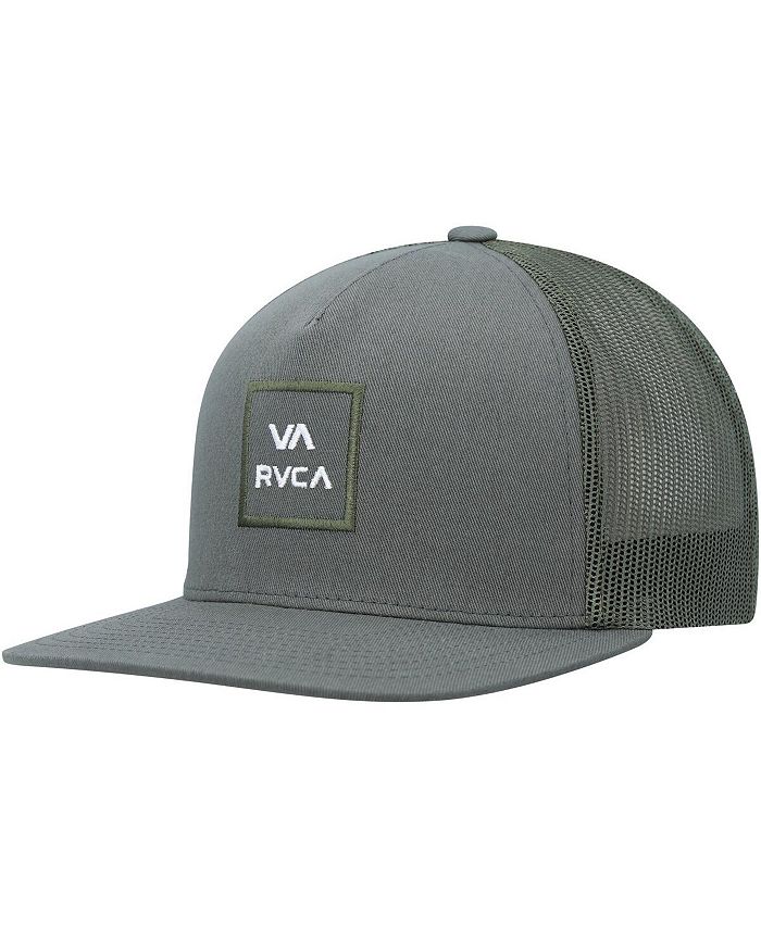 RVCA Men's Green VA All the Way Trucker Snapback Hat - Macy's