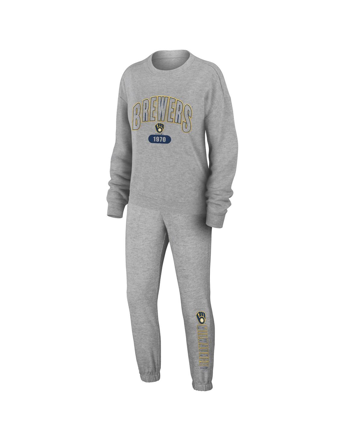 Click here for Womens Wear by Erin Andrews Gray Milwaukee Brewers... prices