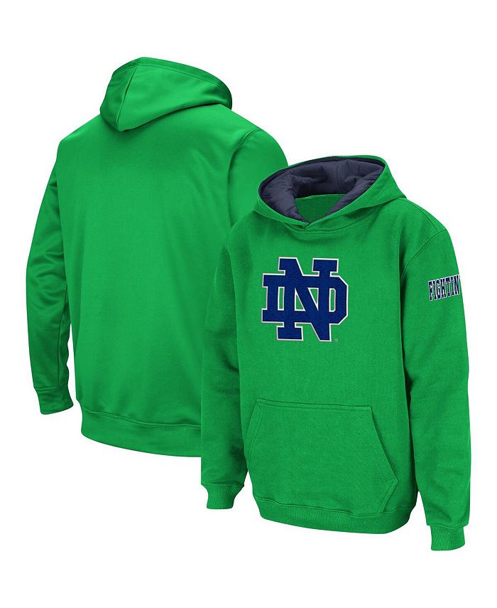 Colosseum Big Boys Green Notre Dame Fighting Irish Big Logo Pullover ...