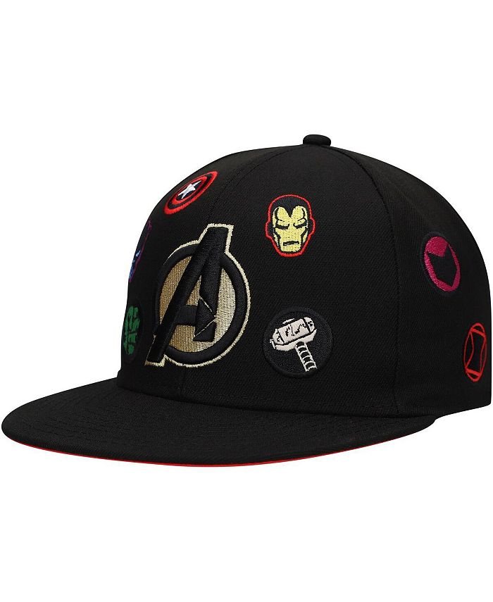 Marvel Men's Black 60th Anniversary Fitted Hat - Macy's