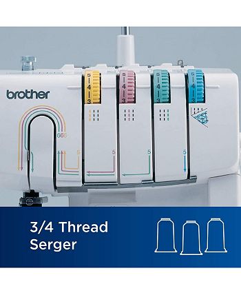 Brother 2340CV Cover Stitch Machine with Color-Coded Threading Guide ...
