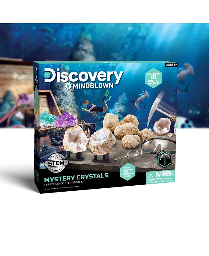 Discovery #MINDBLOWN Geode Crystal Excavation Kit - Macy's