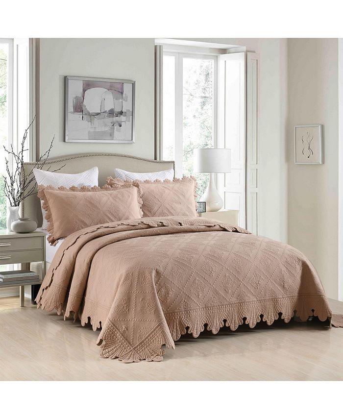 MarCielo 100% Cotton Oversized Bedspread Quilt Set TK - King - Macy's