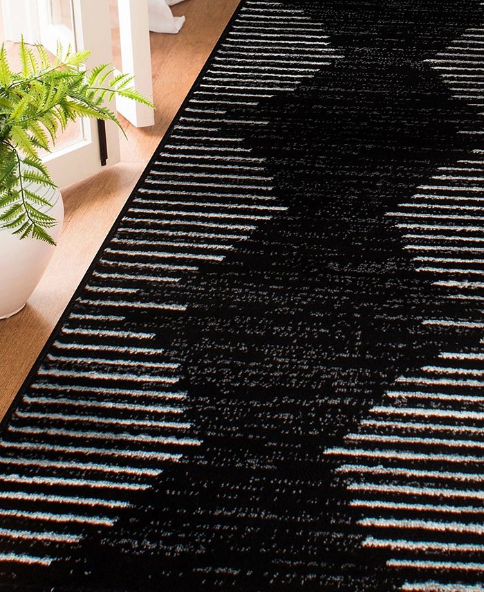 Main Street Rugs County 385 2' x 7' Runner Area Rug - Macy's