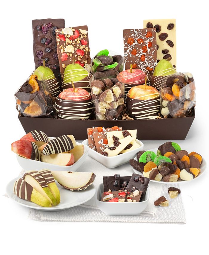 Chocolate Covered Company Belgian Chocolate Divine Fruit Tray - Macy's