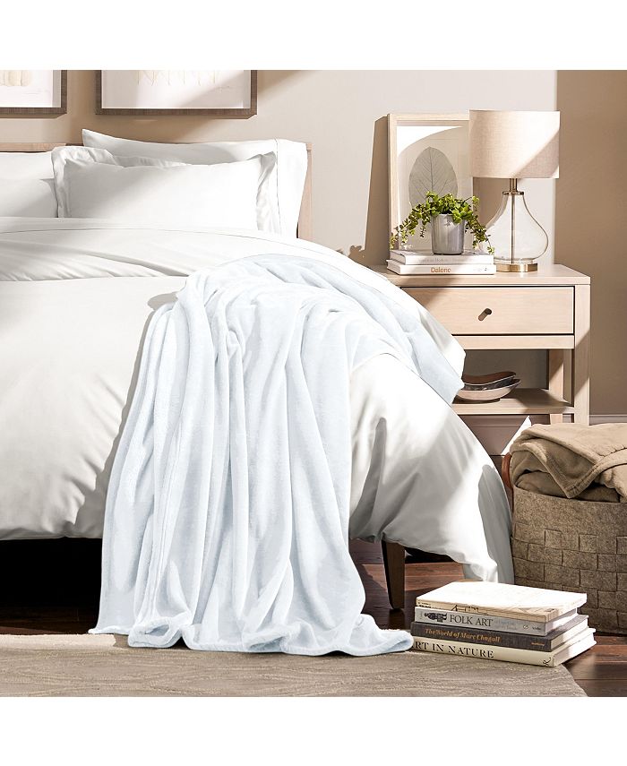 Bare Home Fleece Microplush Blanket - Macy's
