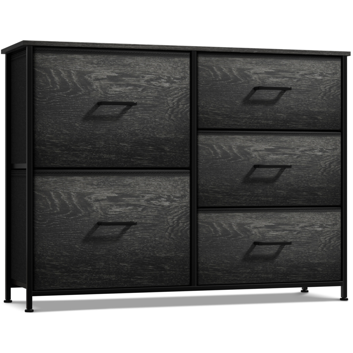 Click here for Sorbus 5 Drawers Chest Dresser. - Rustic black prices
