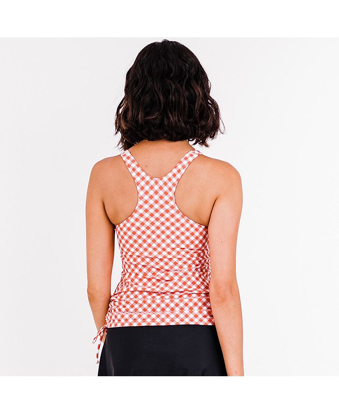 Calypsa Women's Maya Tankini Swim Top With Removable Cups - Macy's