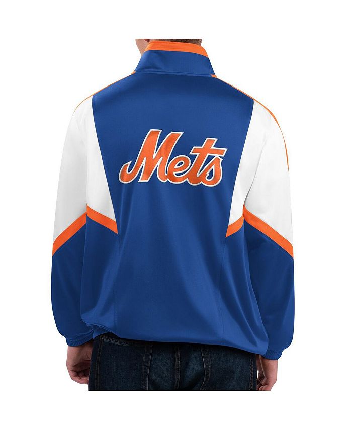 Starter Men's Royal New York Mets Lead Runner Full-Zip Jacket - Macy's