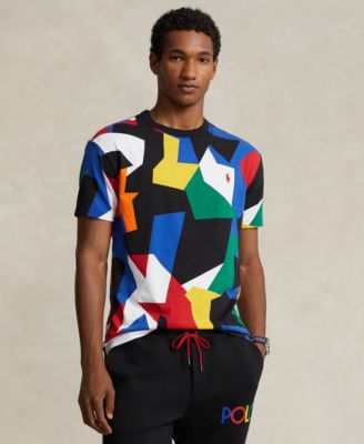 Polo Ralph Lauren Men's Classic-Fit Abstract-Print Tee - Macy's