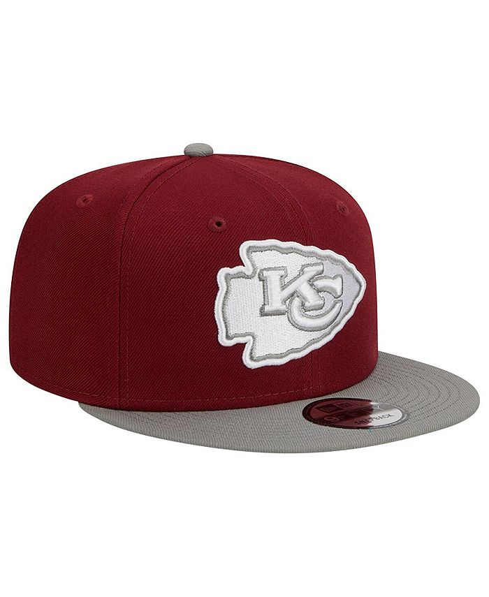 New Era Men's Cardinal, Gray Kansas City Chiefs 2Tone Color Pack 9FIFTY Snapback Hat - Macy's
