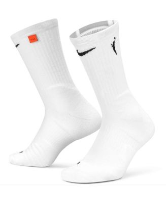 Men's and Women's Nike White WNBA Team 13 Elite Performance Crew Socks ...